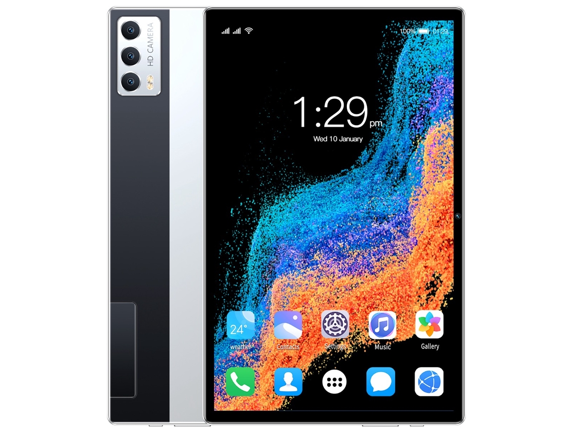 Tablet PRITOM X11 + Teclado Bluetooth + Capa de Couro + Auriculares ...