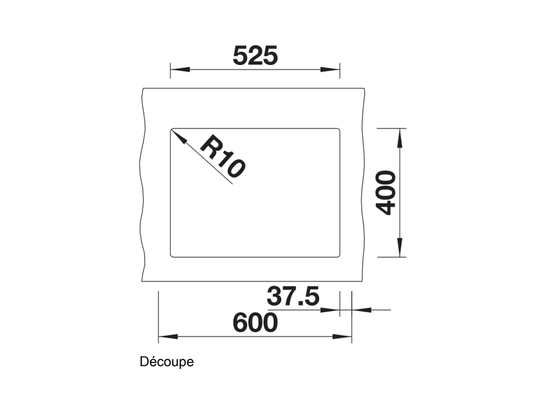Lava-Loiça BLANCO Embutido 56 cm Preto 525986 | Worten.pt