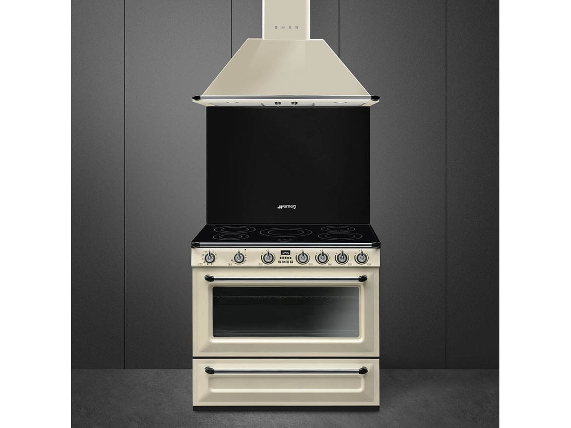 Fogão SMEG Victoria TR90IP2 (115 L - Elétrico de Indução - Creme ...