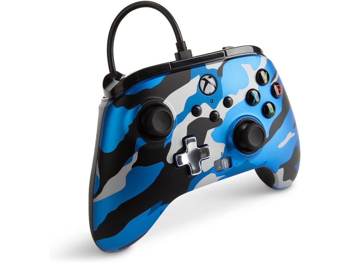 Comando com fios POWER-A Metallic (Xbox One - Camuflagem) | Worten.pt