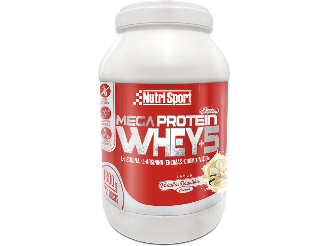 Proteína NUTRISPORT Mega Whey 5 (1800 Gr - Chocolate) | Worten.pt