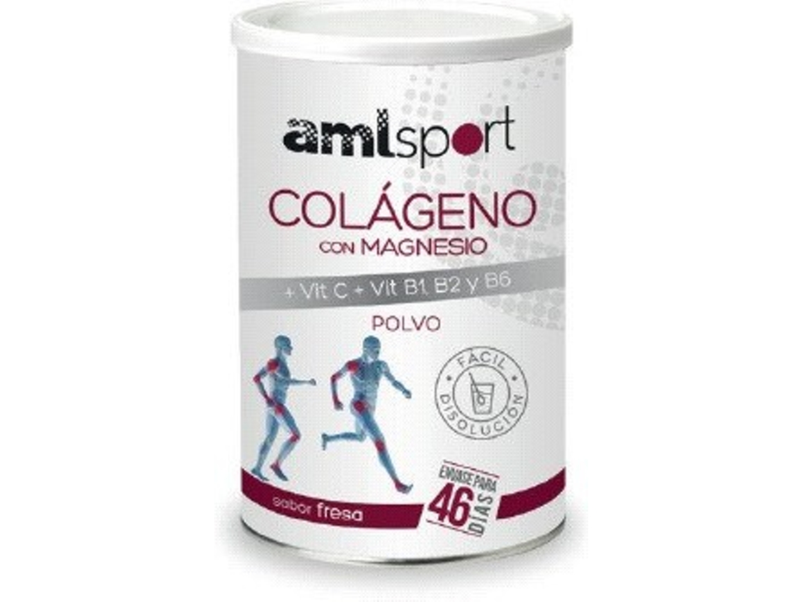 Suplemento Alimentar AML SPORT Colageno com Magnesio Vitamina C B1 B2 ...