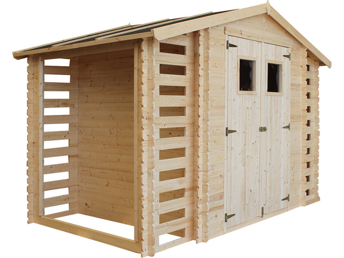 Abrigo de Jardim TIMBELA M391+M391G (Madeira - 218x328x206 cm) | Worten.pt