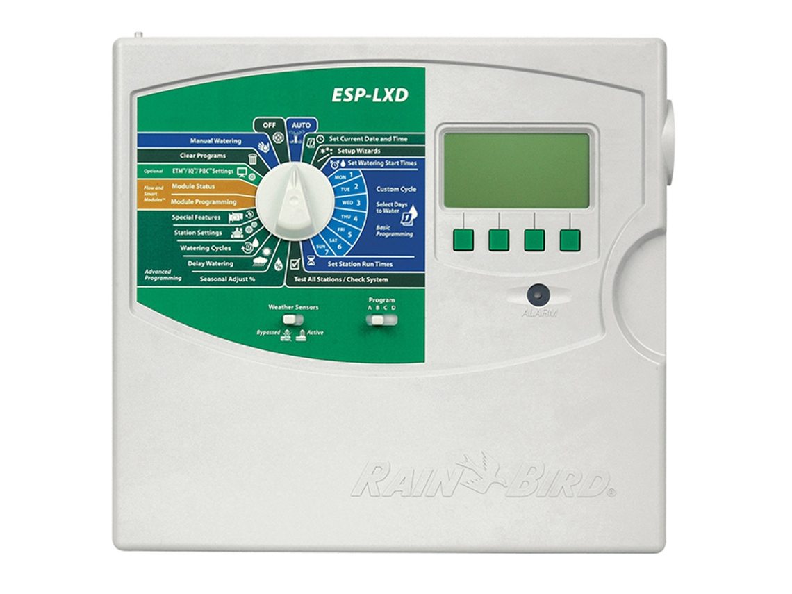 Grandes Espaços Programador 8 Estações 4 Programas Esp-Lxme RAIN BIRD ...