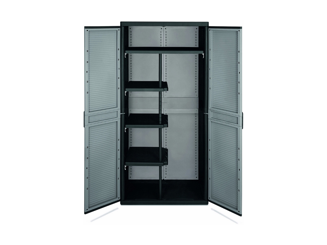 Armário TERRY Q Black Jumbo 3900 (Cinzento - 180 x 90 x 54 cm) | Worten.pt