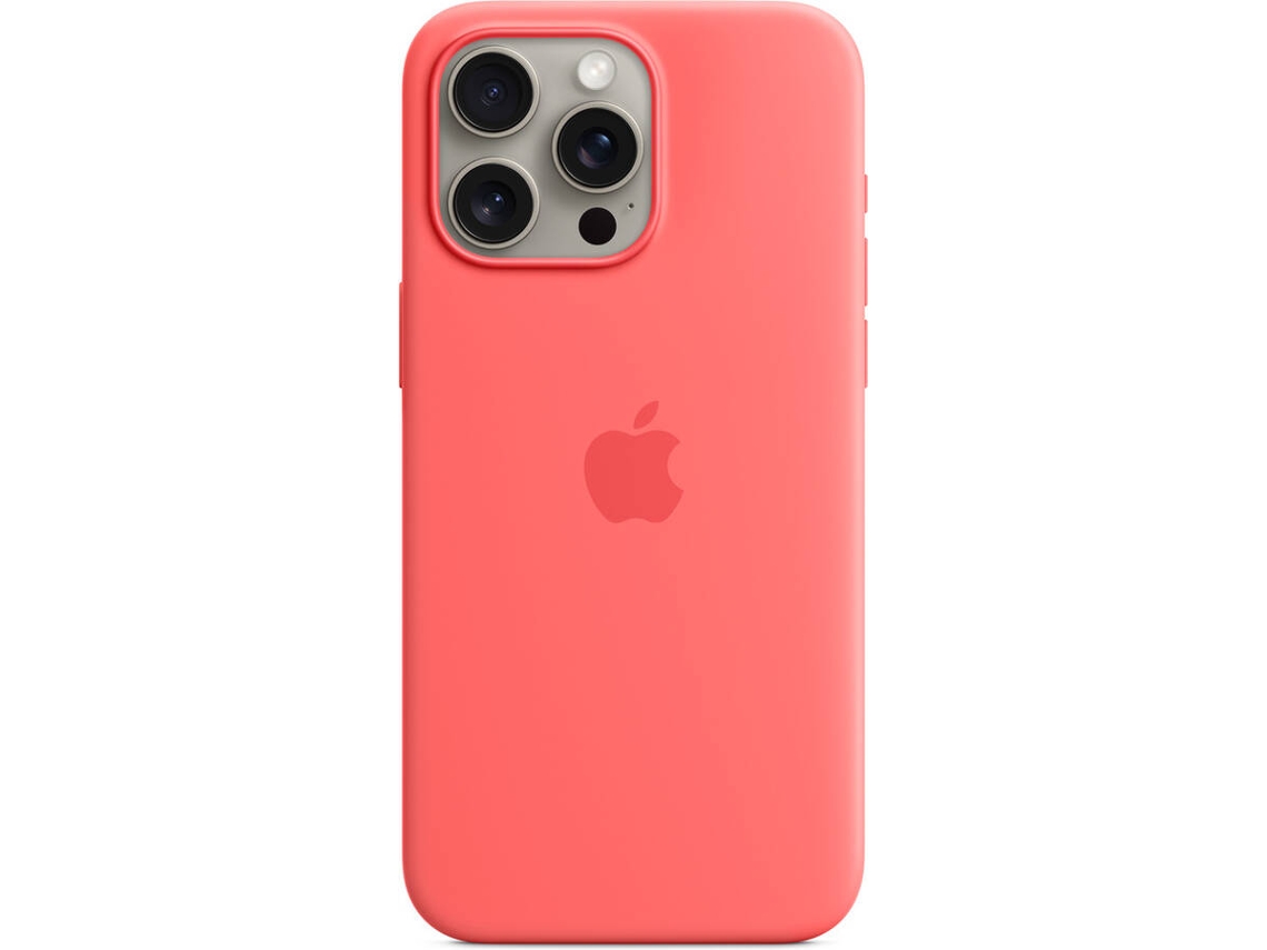 Capa APPLE iPhone 15 Pro Max Silicone com MagSafe Goiaba | Worten.pt