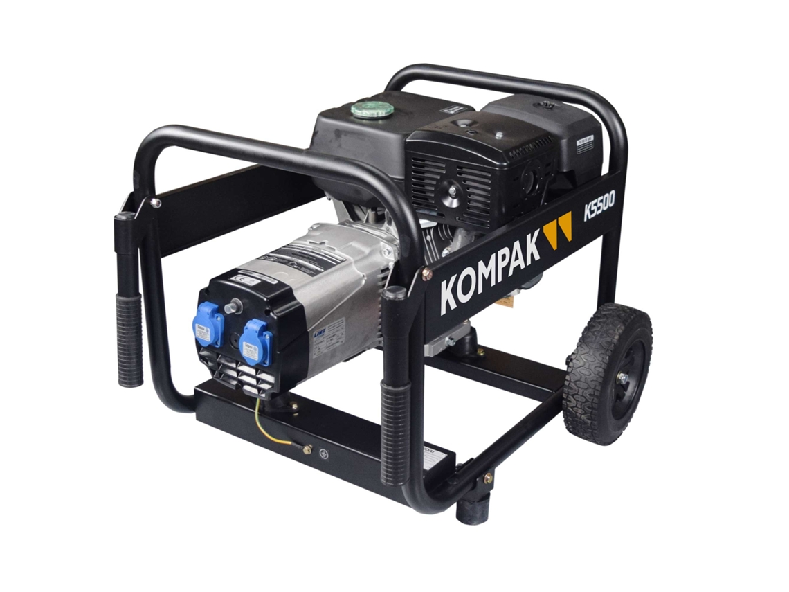 Kompak K5500 Gerador Gasolina 5,8 Kva Kompak Alternador Linz KOMPAK ...