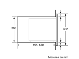 Micro-ondas Encastre BOSCH bfl554mb0 (25 L - Preto) | Worten.pt