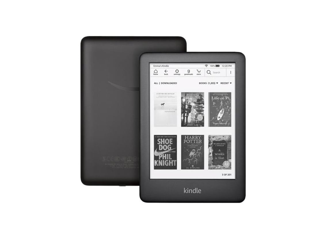 Ebook Reader AMAZON 6'' com Luz Frontal Integrada Wi-Fi 8 Gb (8Gb Preto ...
