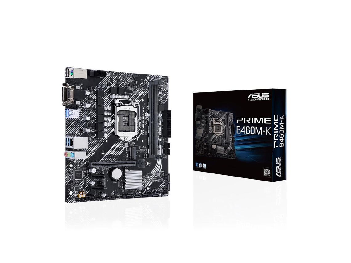 Motherboard ASUS PRIME B460M-K (Socket - Intel B460 - micro ATX ...