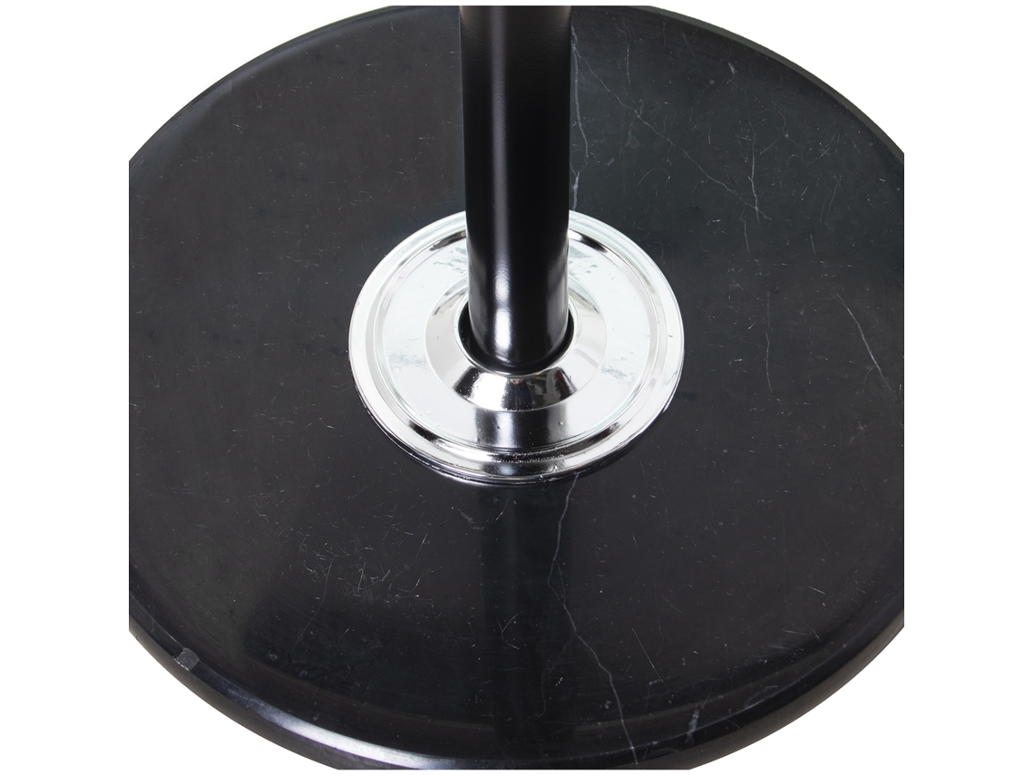 Bengaleiro em Metal com Base de Mármore Negro, 8 Braços | Worten.pt