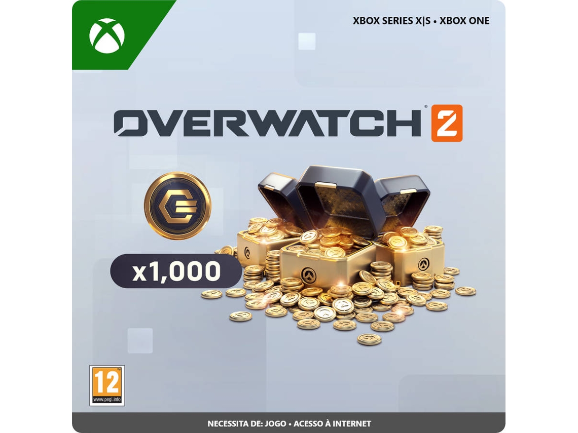 Cartão XBOX Overwatch 2 Coins - 1000 (Formato Digital) | Worten.pt
