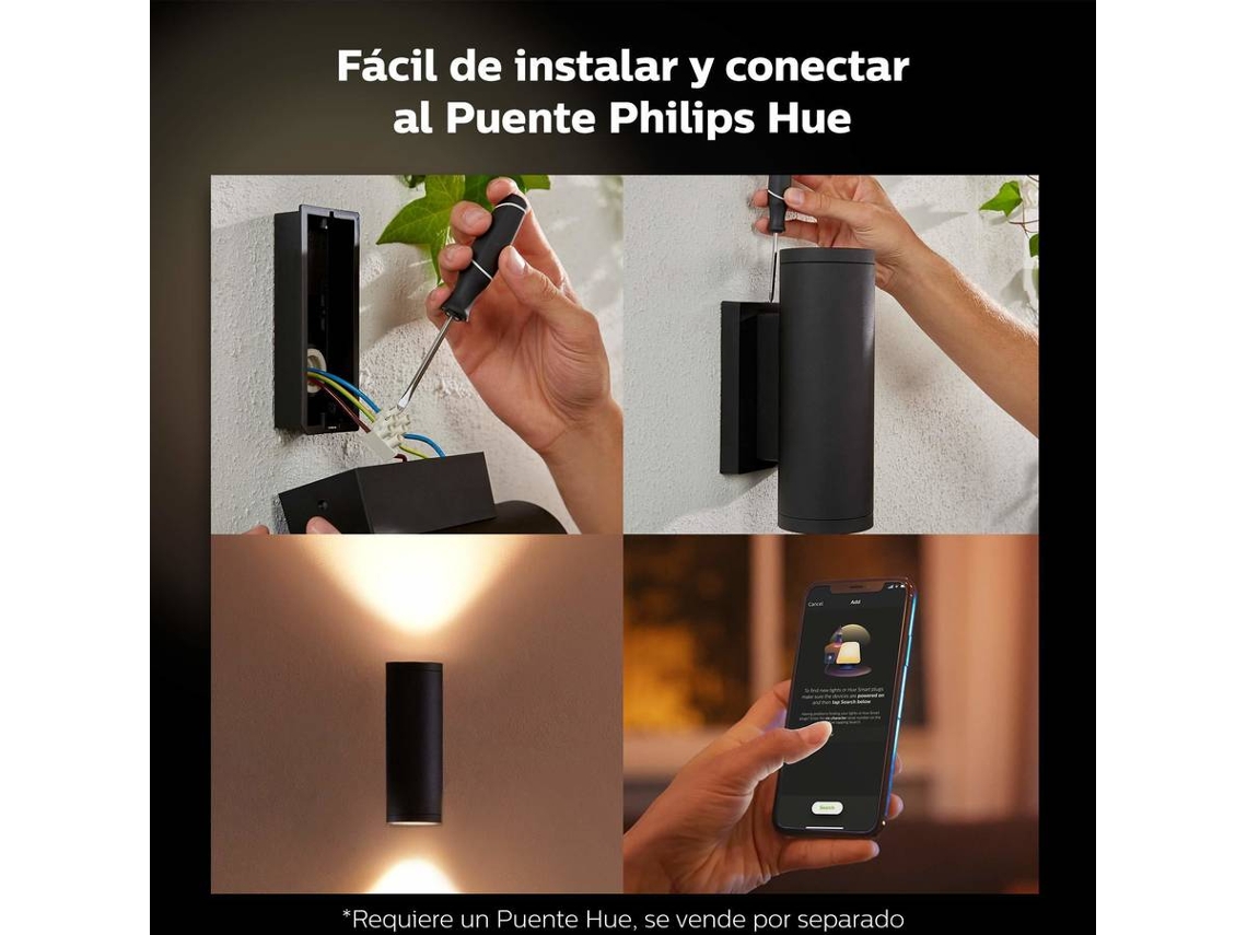 Candeeiro De Aplique PHILIPS Hue Exterior Appear | Worten.pt