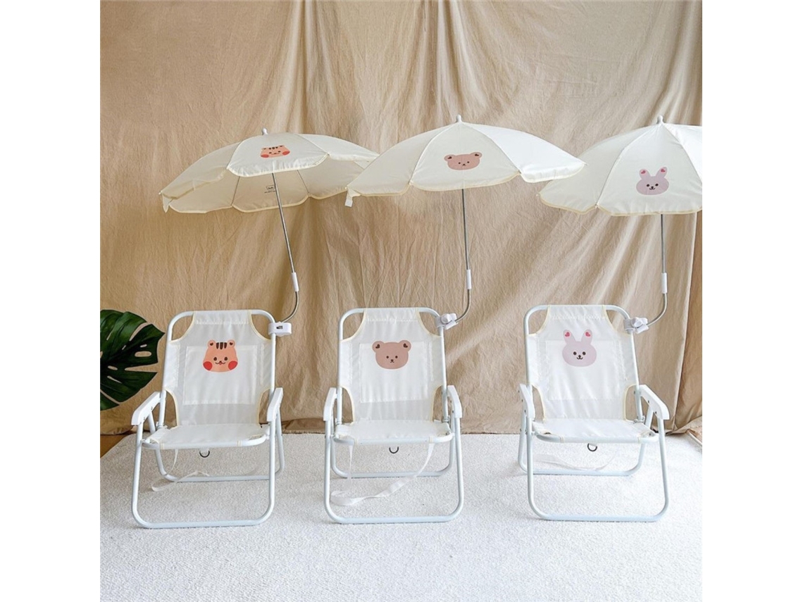 Cadeira de Campismo Ao Ar Livre Cadeira de Praia com Guarda-Chuva SITAY ...