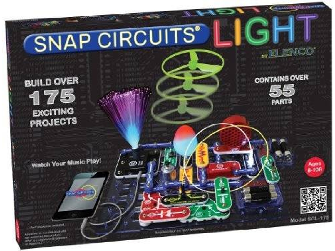 Kit de Ciência SNAP CIRCUITS LIGHT Electronics (Idade Mínima: 8 anos) | Worten.pt