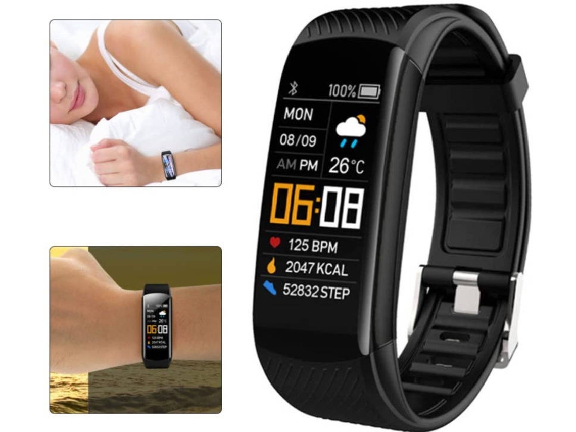 Smartwatch ENKERS Monitor de Pressão Arterial de Frequência Cardíaca ...