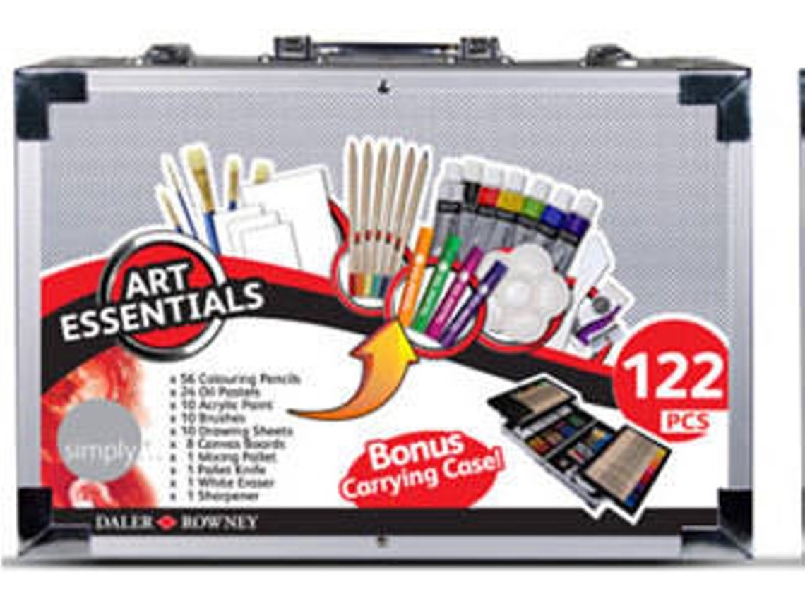 Kit de Pinturas DALER ROWNEY Art Essencials (122 peças) | Worten.pt