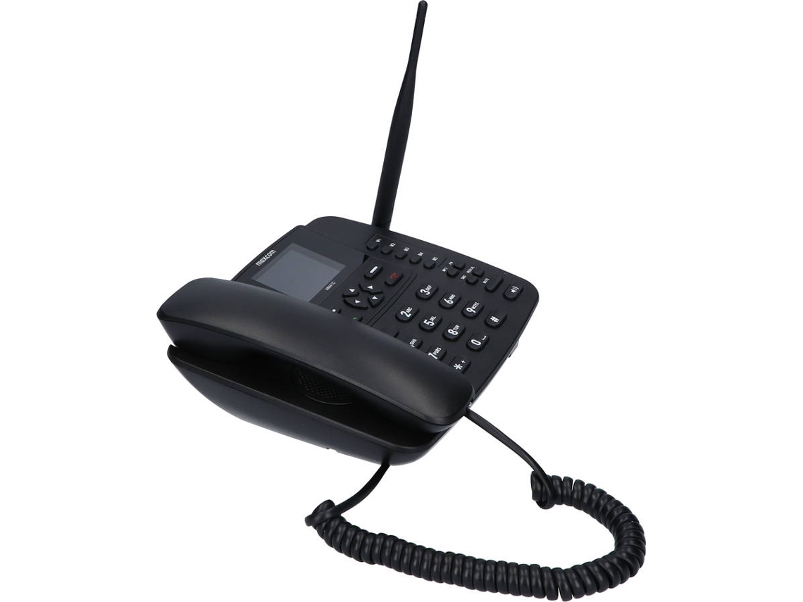 Telefone Fixo MAXCOM Comfort MM41D Preto | Worten.pt