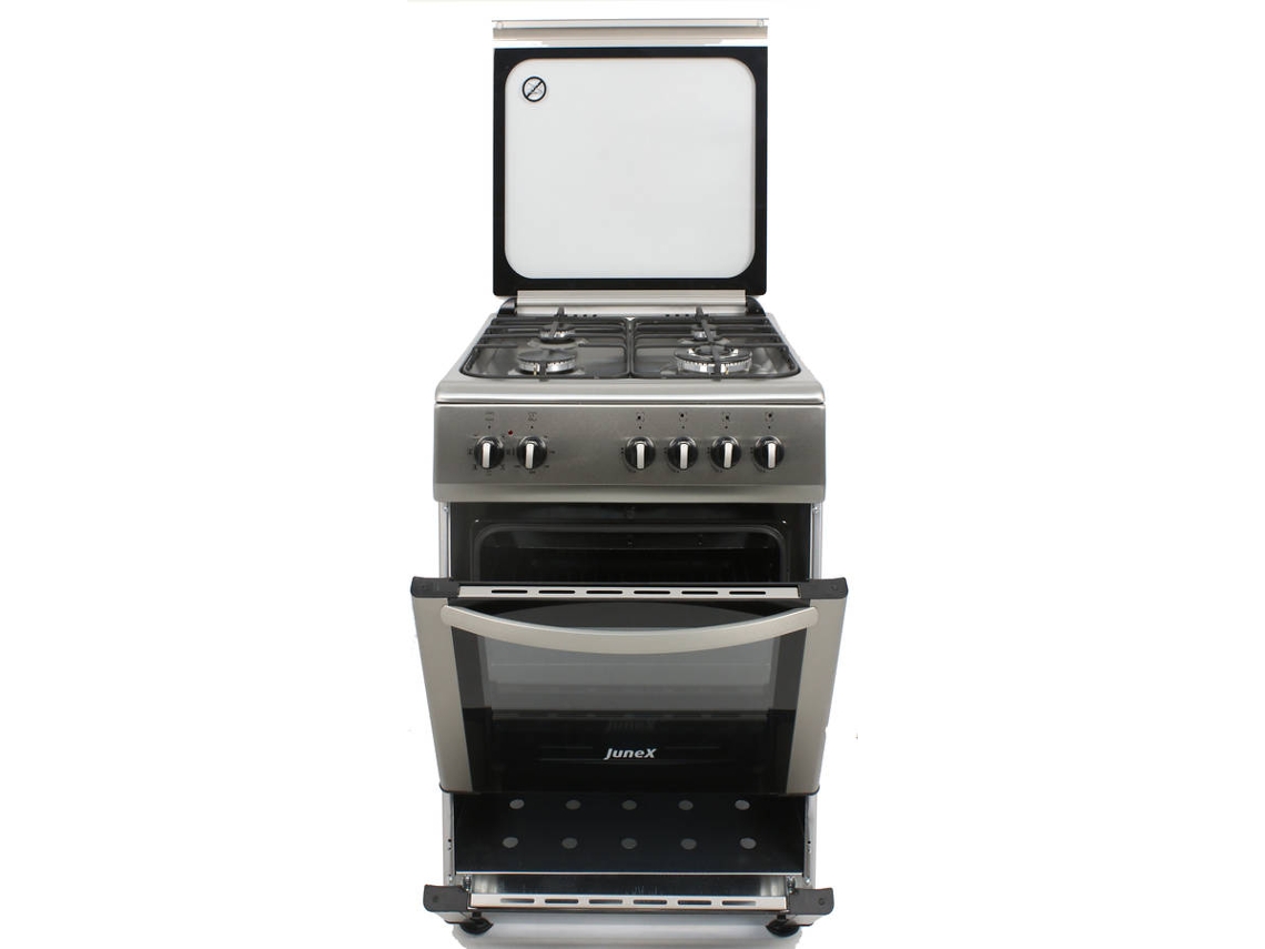 Fogão JUNEX FL 773 XE B/P (63 L - Gás Butano-Propano - Inox) | Worten.pt