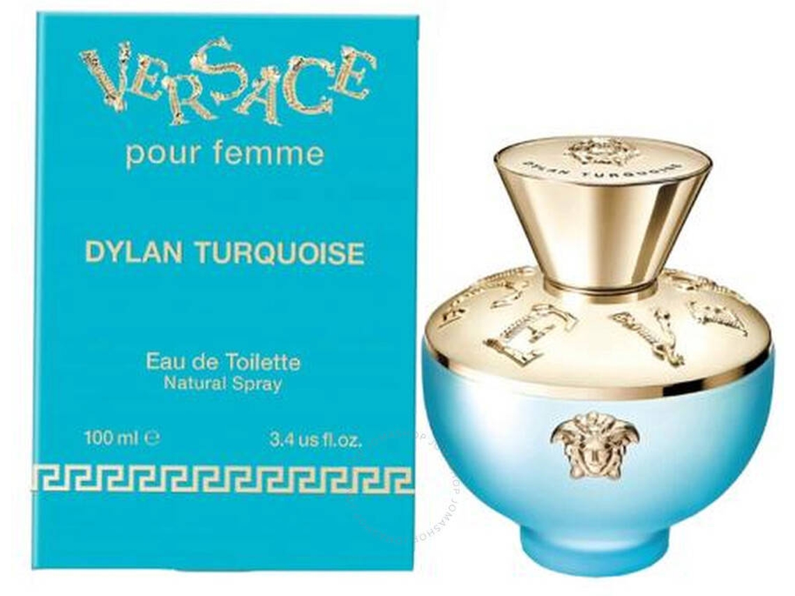 Perfume VERSACE Dylan Turquoise Pour Femme Eau de Toilette (100 ml ...