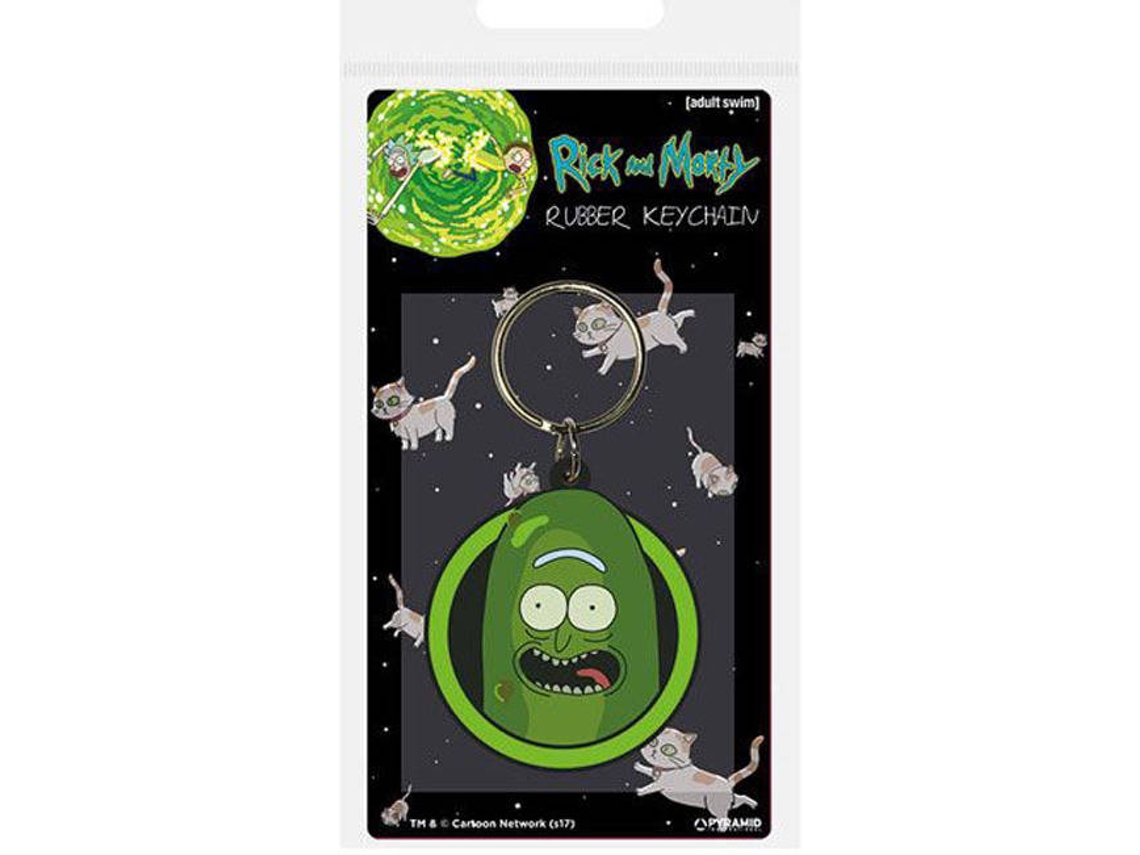 Porta-Chaves Rick And Morty Rubber Keychain Pickle Rick | Worten.pt