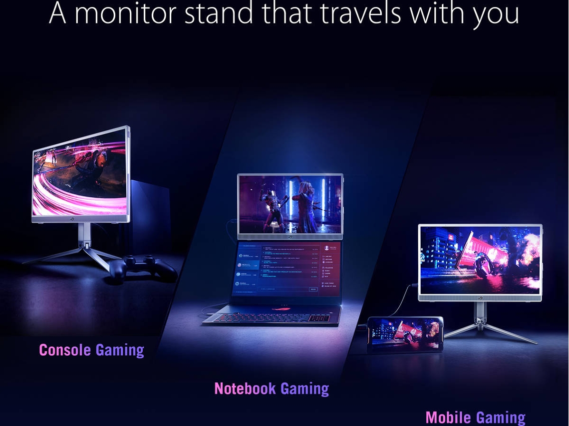 Monitor Gaming ASUS ROG Strix XG16AHP-W (15.6'' - 3 ms - 140 Hz ...