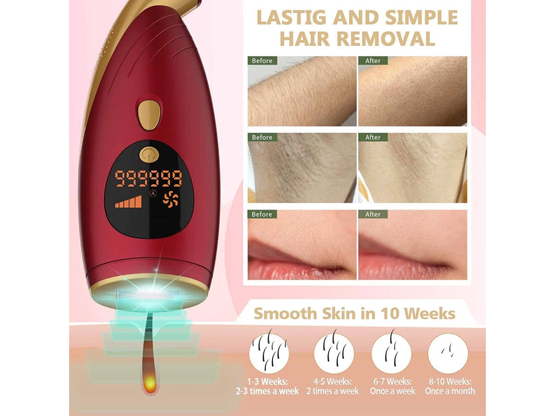 Depiladora Luz Pulsada CHRONUS EpilateurH24 (IPL - Multi-zonas - Branco ...