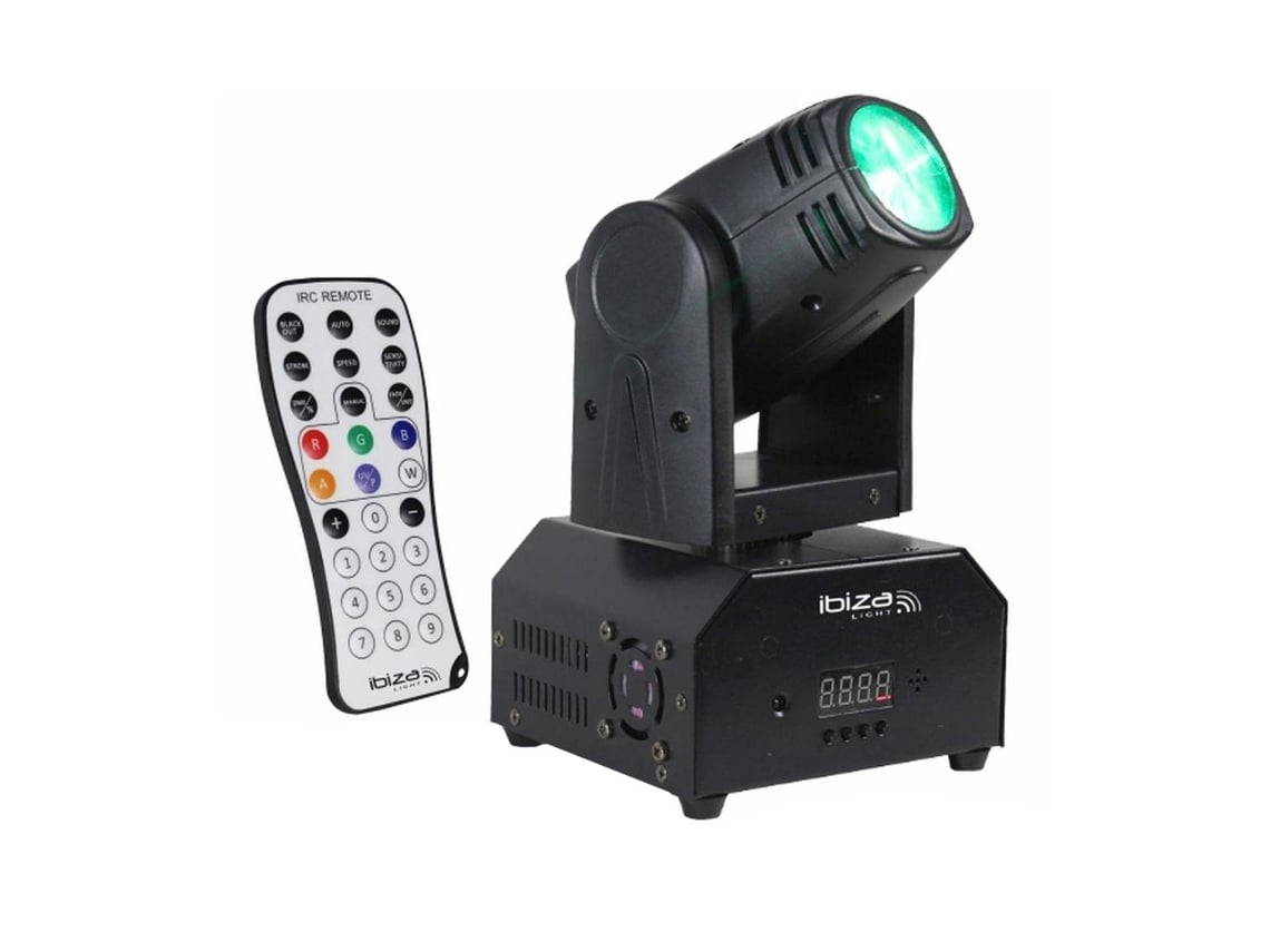 G-Lmh250-Rc :Moving Head Mini 1 Led Cree Rgbw 10W Foco Dmx Comando ...