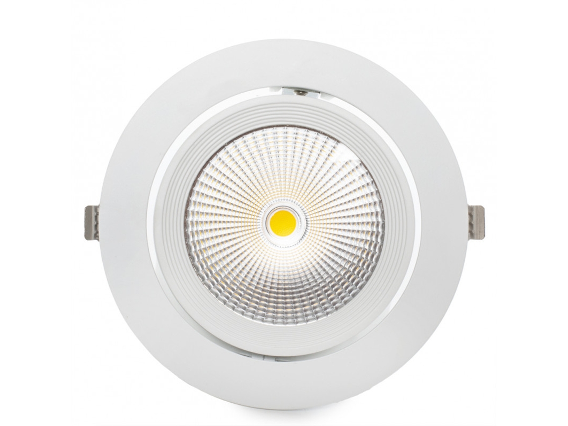 Foco Downlight GREENICE LED 40W 3760Lm 3000ºK Orientable UGR19 | Worten.pt