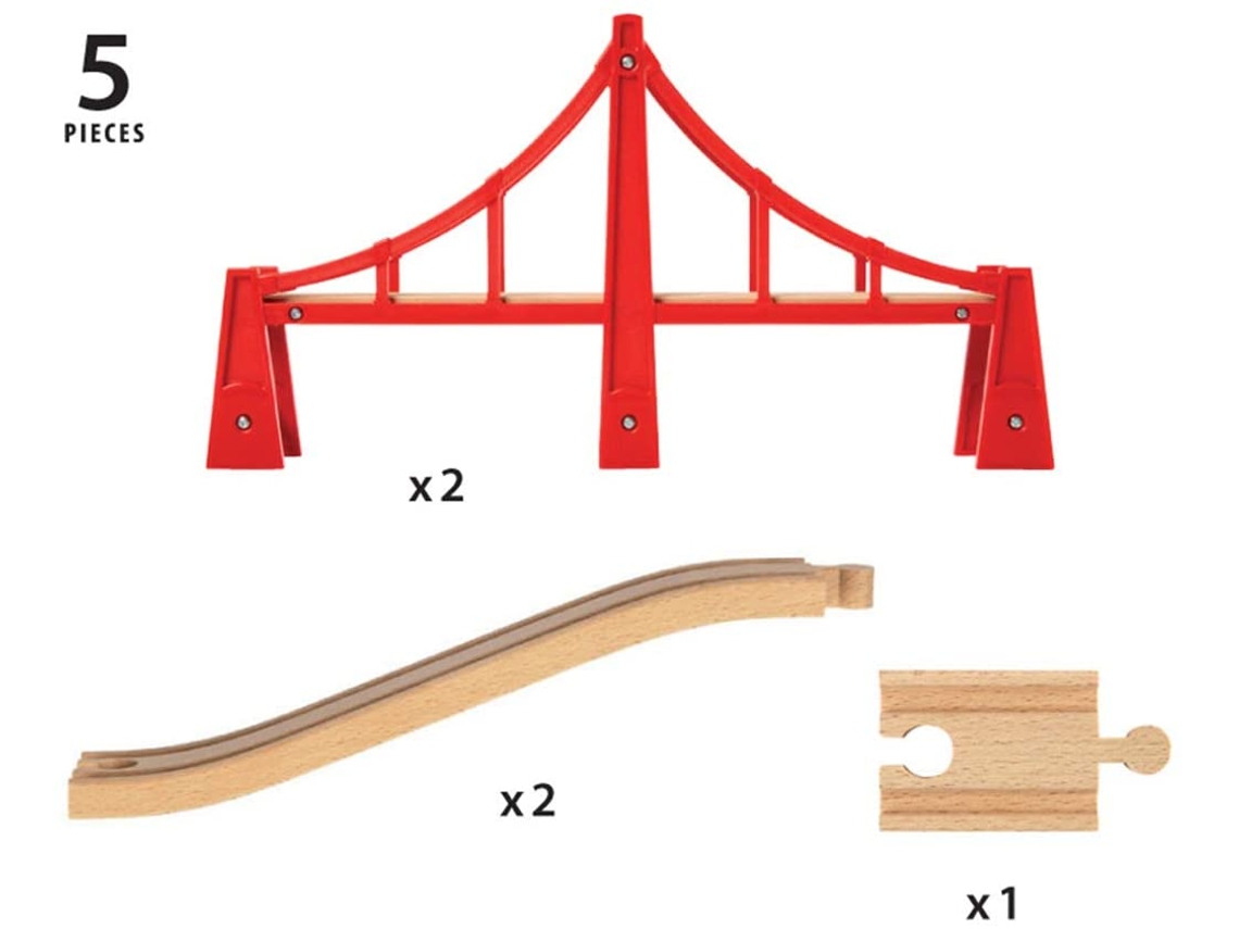 Jogo de Tabuleiro BRIO Double Suspended Bridge (2 Anos) | Worten.pt