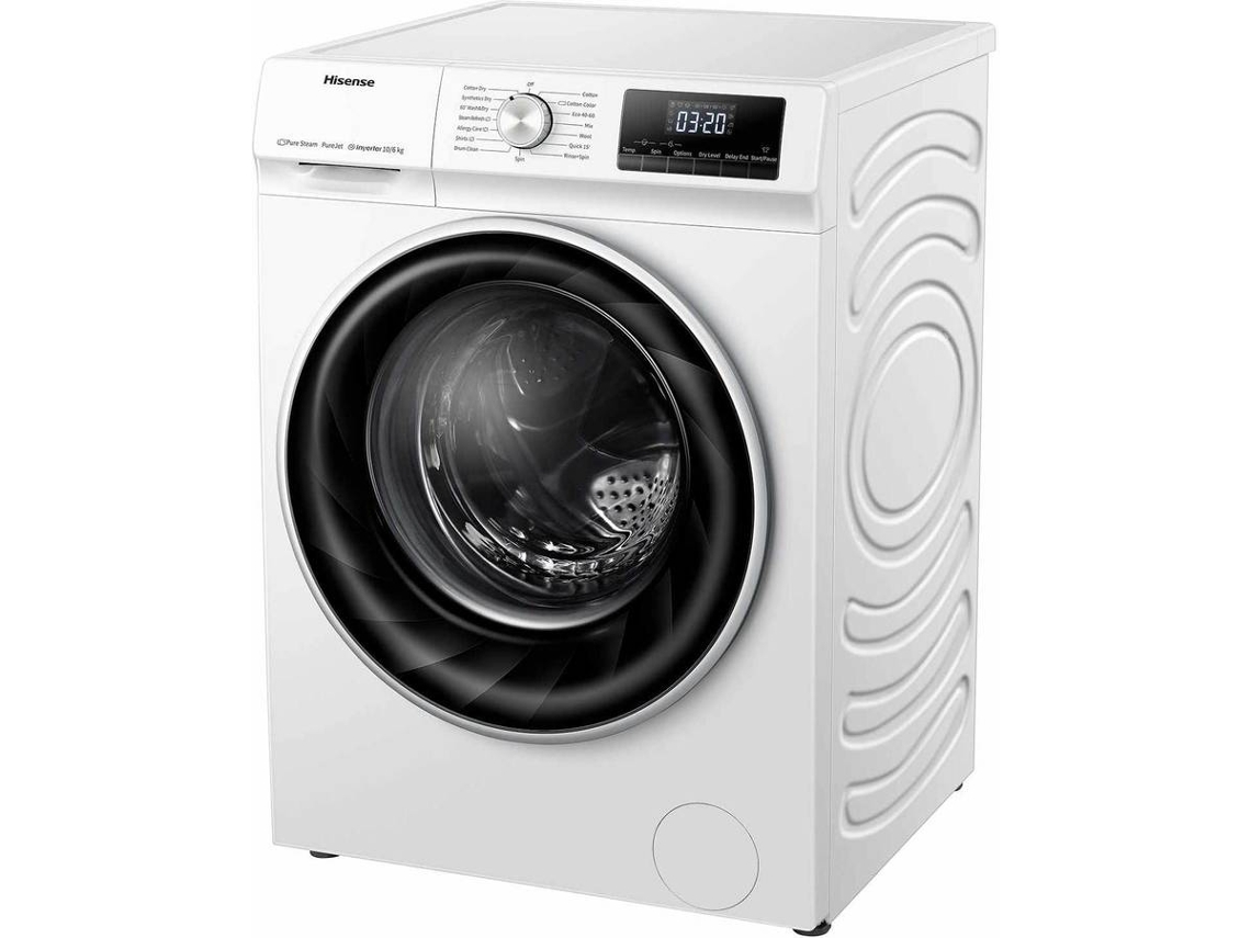 Máquina de Lavar e Secar Roupa HISENSE WDQY1014EVJM (6/10 kg - 1400 rpm ...