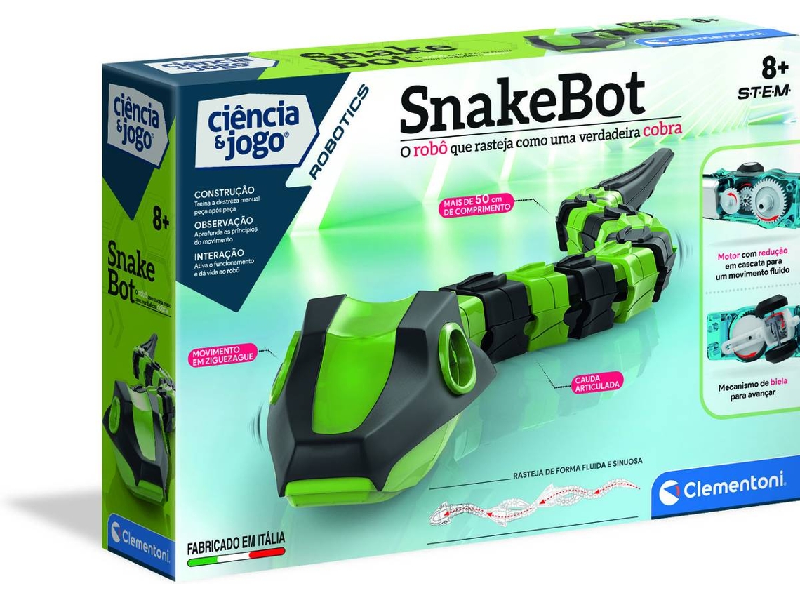 Robô CLEMENTONI Snakebot (Idade Mínima: 8 Anos - 40 cm) | Worten.pt