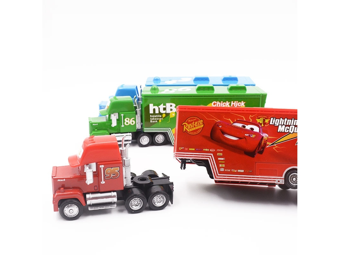Disney Pixar Cars Toy Lightning Mcqueen The King Mack Uncle Truck 1:55 ...