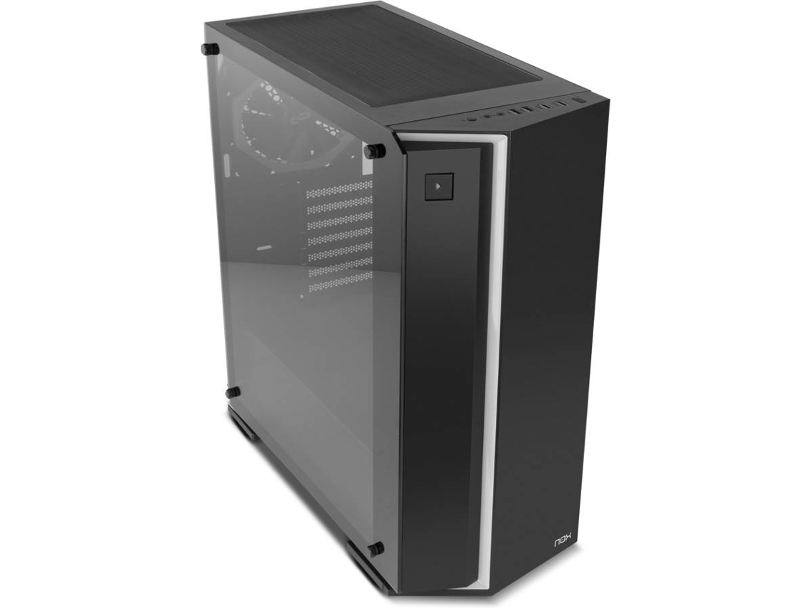 Caixa PC NOX INFINITY NEON RGB (ATX Full Tower - Preto) | Worten.pt