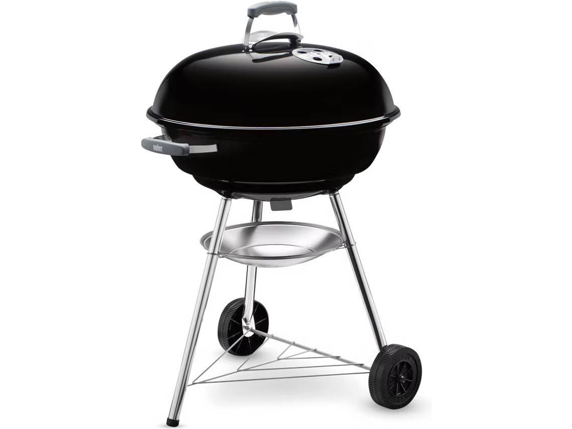 Grelhador a Carvão WEBER Compact Kettle (57cm - Preto) | Worten.pt