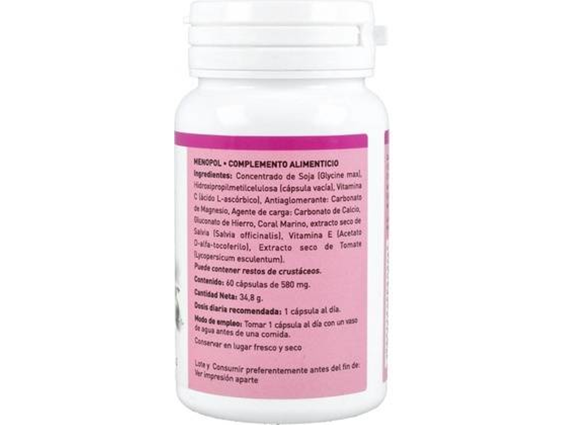 Suplemento Alimentar PLANTAPOL Menopol (60 cápsulas de 580mg) | Worten.pt
