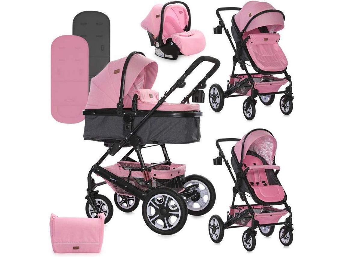 Carrinho de Bebé Trio LORELLI 3 Em 1 Lora Set | Worten.pt