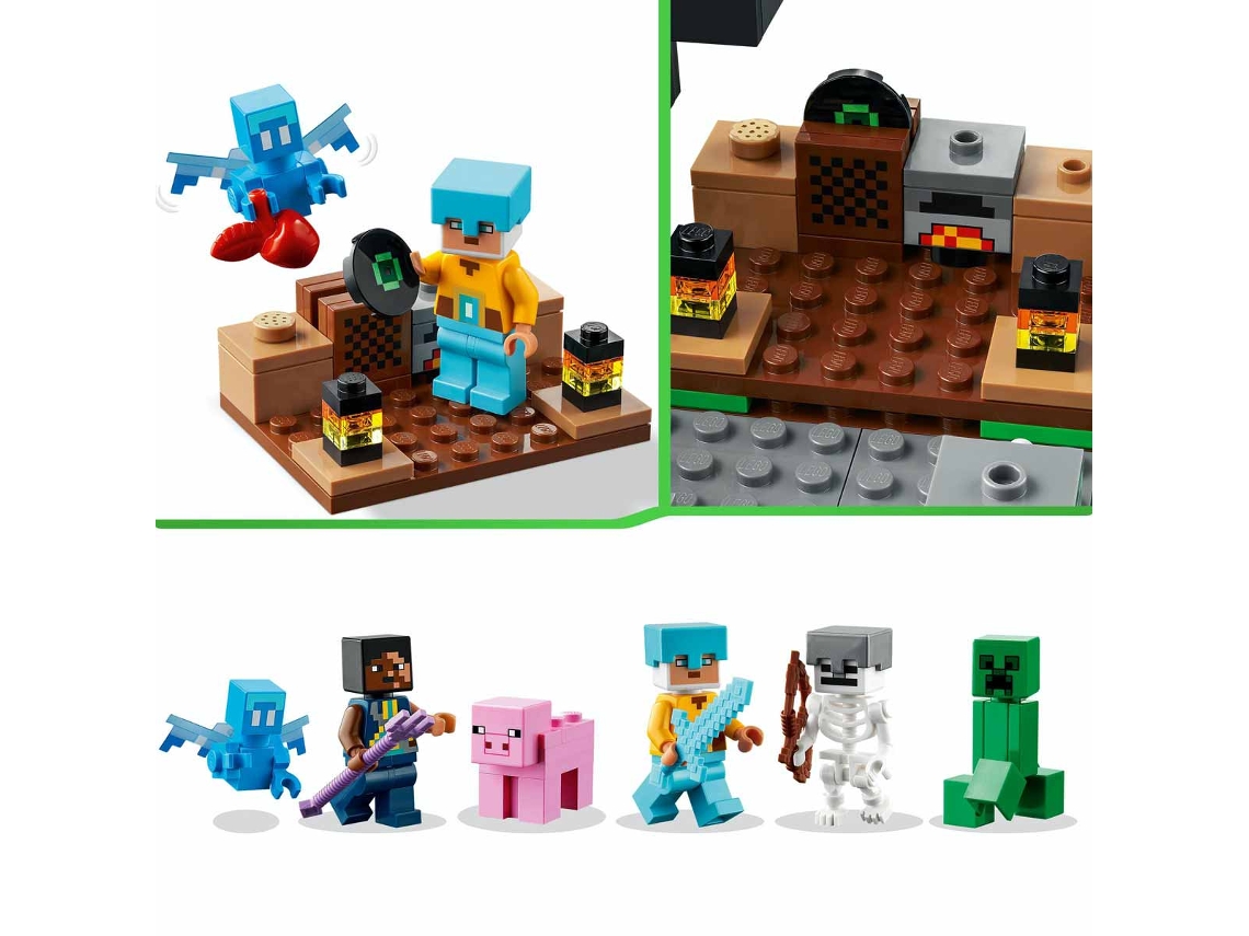 LEGO Minecraft: 21244 Poupada de Fortificação (Idade Mínima Recomendada ...