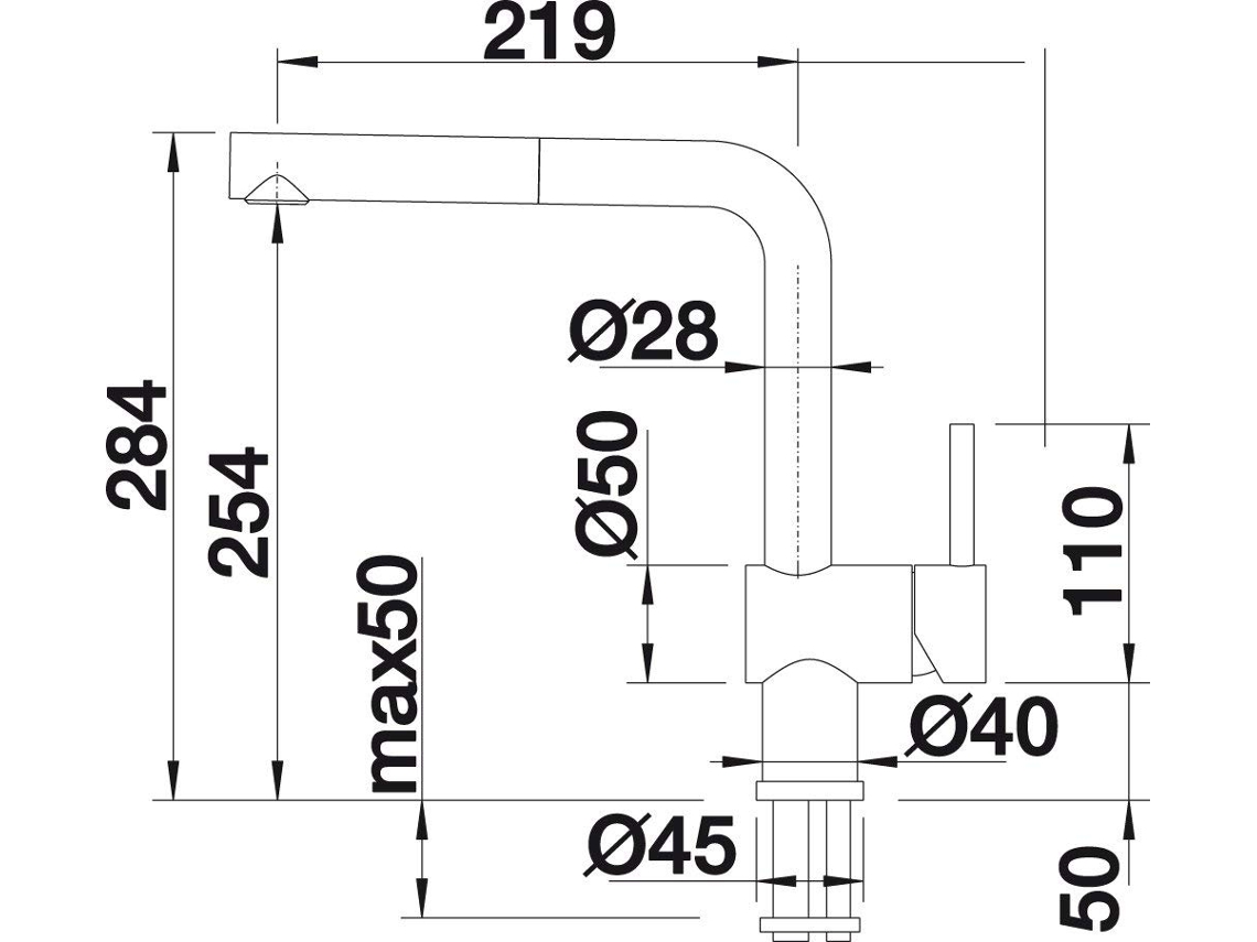 Torneira de Cozinha BLANCO Monocomando Branco 516692 | Worten.pt