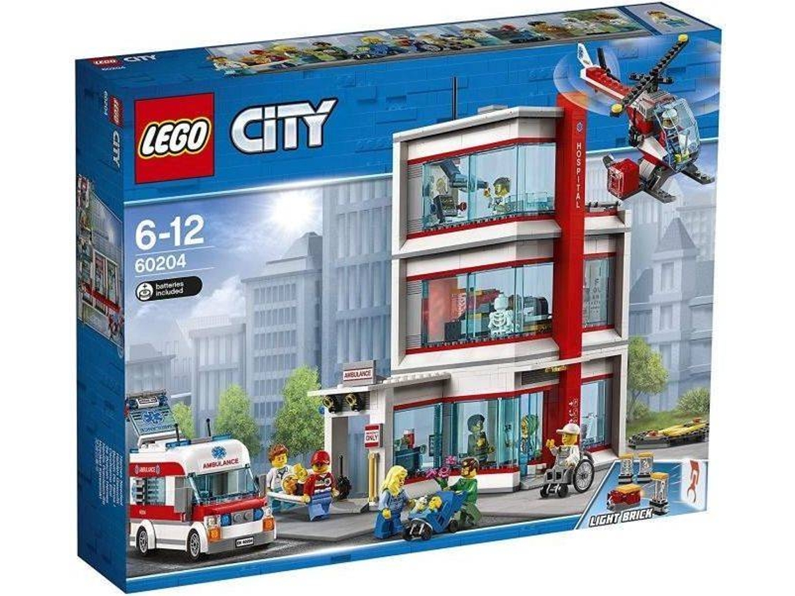 LEGO City: Hospital - 60204 (Idade mínima: 6 - 861 Peças) | Worten.pt