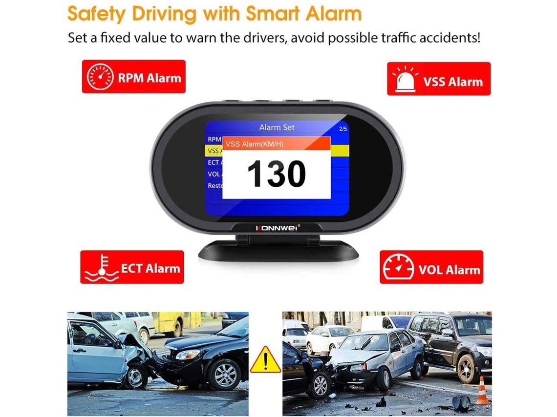 Scanner OBD2 KONNWEI KW206 | Worten.pt