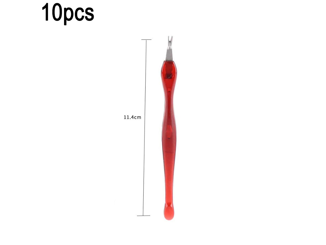 10 Unidades de Aparador Removedor de Cutícula Empurrador Garfo para ...