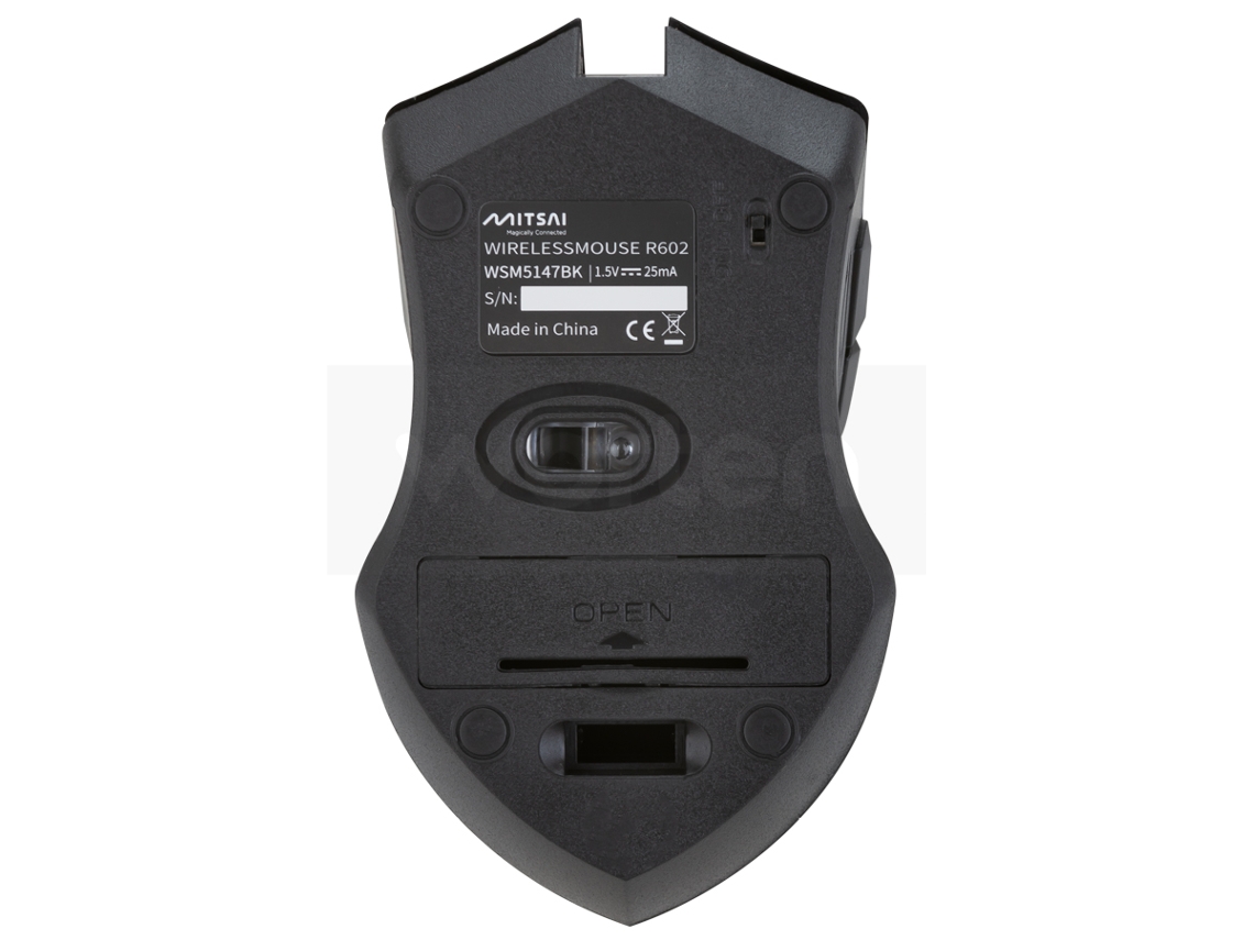Rato Ótico MITSAI R602 (Wireless - Preto) | Worten.pt