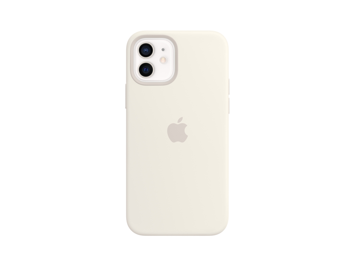 Capa MagSafe iPhone 12, 12 Pro APPLE Silicone Branco | Worten.pt
