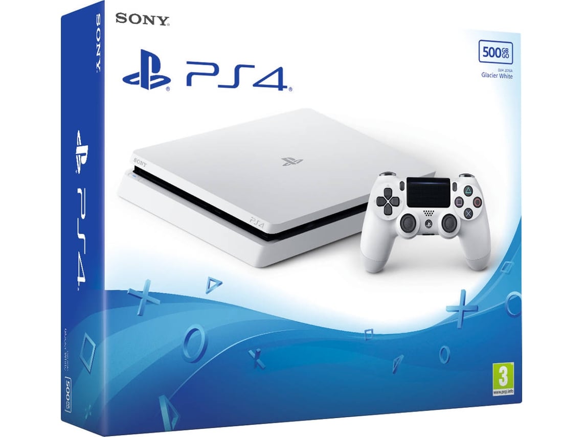 Consola PS4 Slim 500GB Branca | Worten.pt
