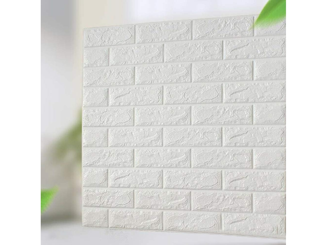 10 Pçs 3d Adesivo De Parede De Tijolos De Tijolos Autoadesivo Papel De