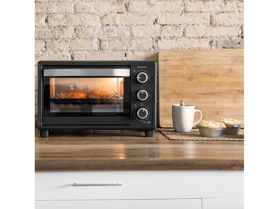 Mini-Forno Elétrico Multifunções 23 Litros de Capacidade e Porta com ...