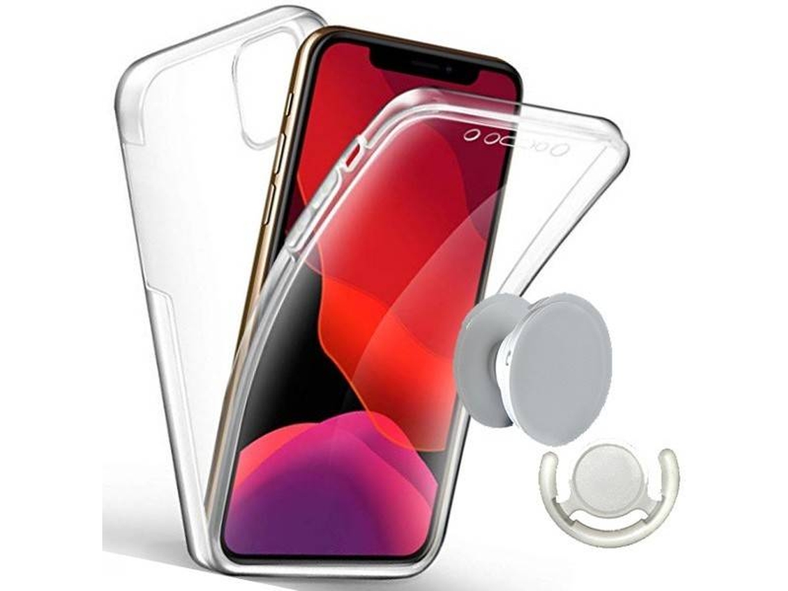 Kit Capa, PopSocket e Suporte PopSocket Branco iPhone 11 Pro 360º ...