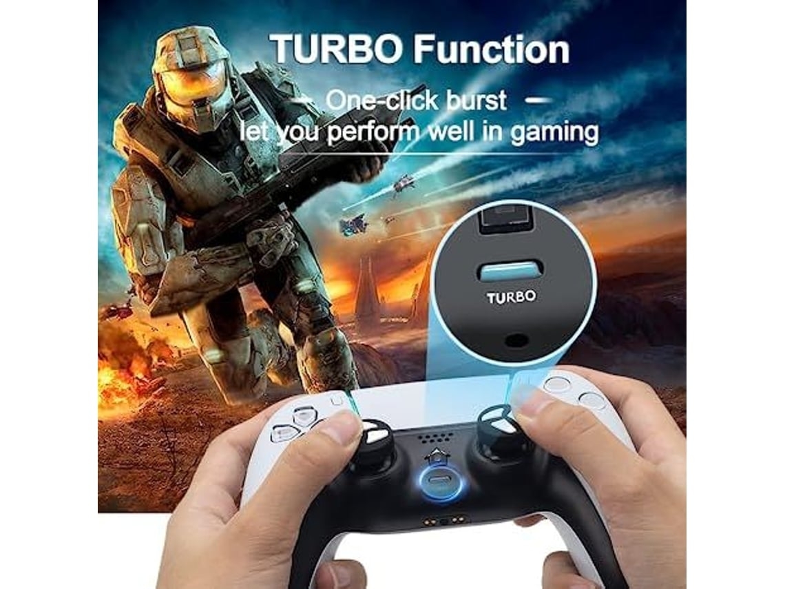 Comando PS4 ENZONS (Wireless - Branco) | Worten.pt