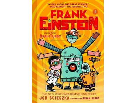 Livro frank einstein and the brainturbo (frank einstein series #3) de ...